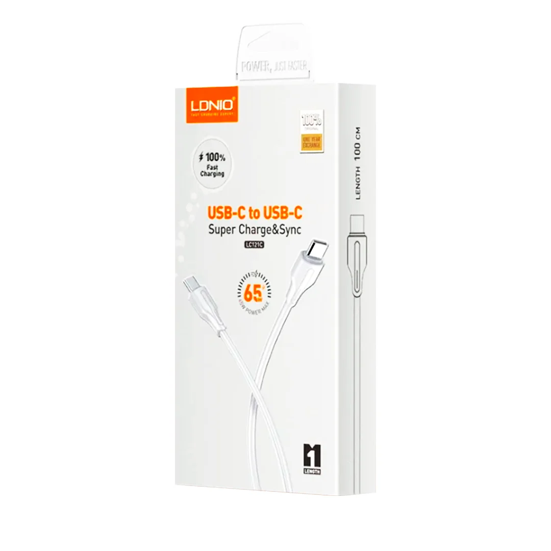CABLE LDNIO LC121 1M 65W TC-TC - Tienda Ecuador