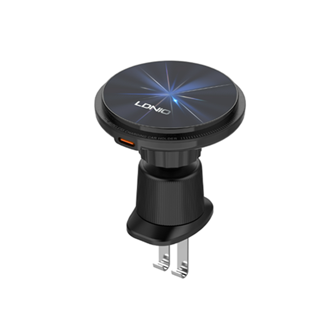 SOPORTE VEH LDNIO MA23 MAGSAFE 15W BLACK +. - Tienda Ecuador