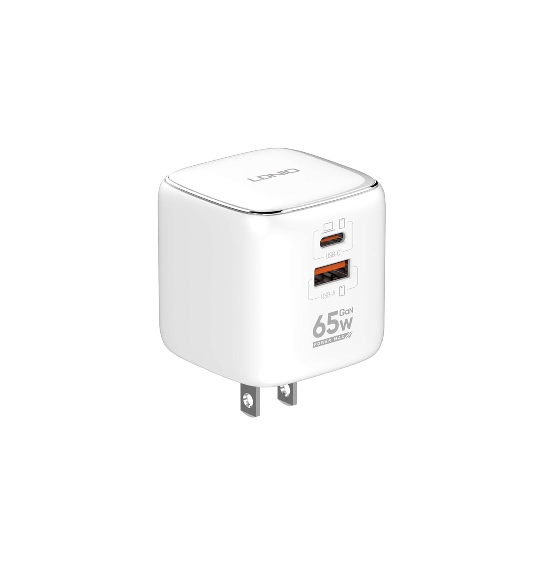 CARGADOR LDNIO Q2617 GaN 65W 2P PD+USB + cab TC-TC Including US+EU+UK ...